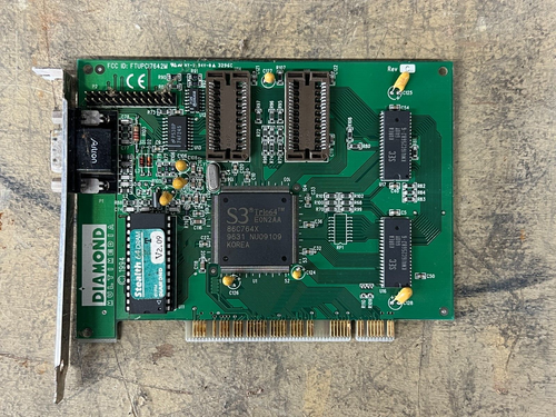 Diamond Stealth 64 DRAM 1MB PCI Video Card S3 Trio64 VGA For DOS Gaming ...