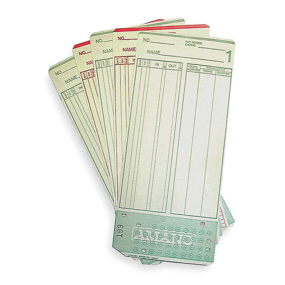 Amano AMA099000 Time Card - 1000 Pack for sale online | eBay