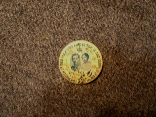 1937 PIN BACK BUTTON. Coronation of George VI and Queen Elizaabeth | eBay