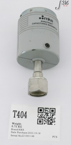 T404 MKS BARATRON CAPACITANCE MANOMETER, 10 TORR 626B-29059 | eBay