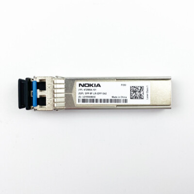 Nokia 472580A.101 6G 15km 1310nm SFP+ Transceiver RTXM228-618 SPP-8F-LR ...