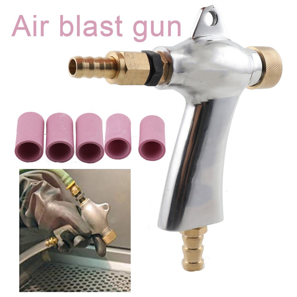 RZZ Sandblast Gun Air Sand Blasting Ceramic Nozzles Replace Sandblaster ...