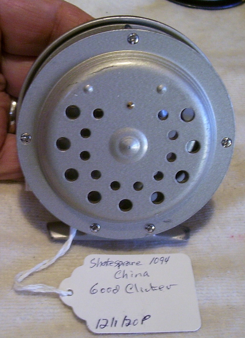NICE VINTAGE SHAKESPEARE 1094 FLY REEL 12/1/20P 1.1/8" X 3.5" GOOD ...