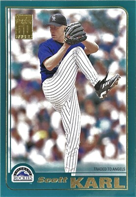 2001 Topps 50 Years #92 Scott Karl - Colorado Rockies - Baseball Card ...