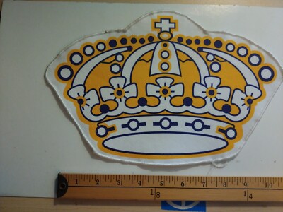 * 1 RARE LA LOS ANGELES KINGS CROWN JERSEY HOCKEY PATCH CREST * | eBay