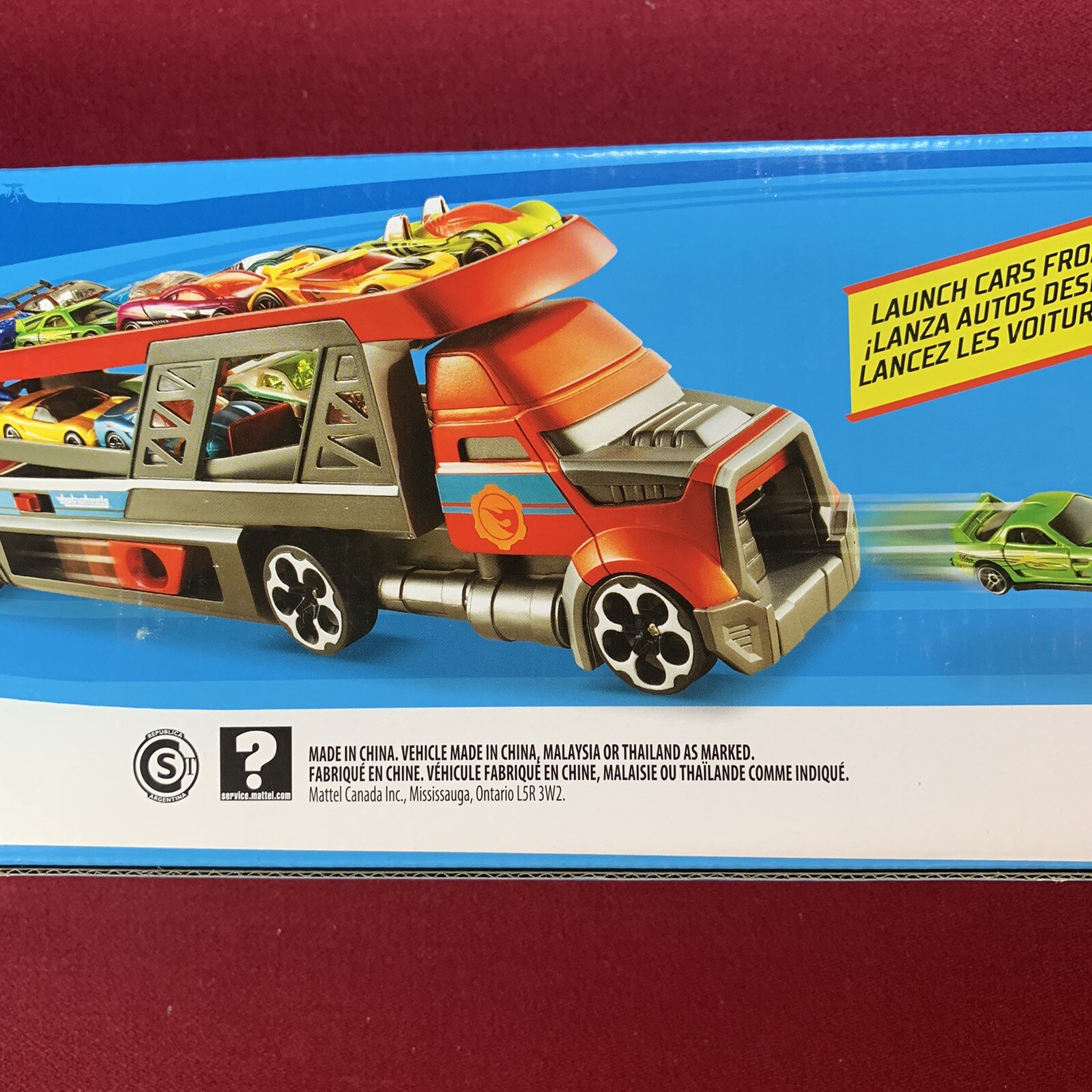 Hot Wheels | Blastin' Rig | 1 Truck Transporter & 3 Cars | eBay