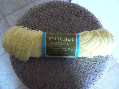 Polyanna yarn 1 skein 3 1/2 oz each maize color (1 available) | eBay