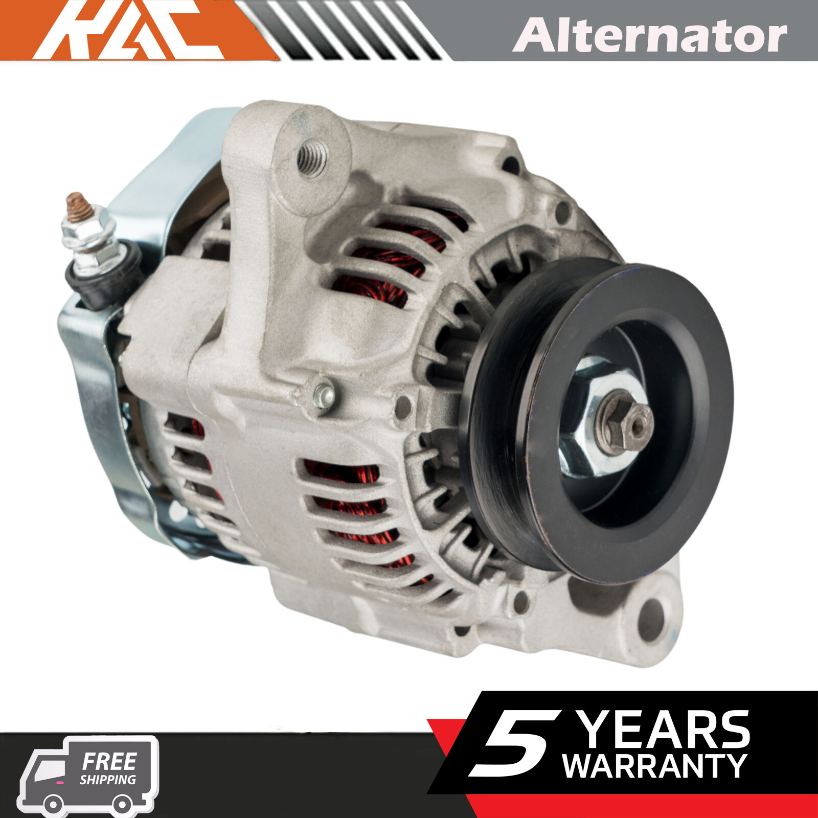 35 Amp Alternator For Chevy Mini 1-Wire Race 12180-SE 100211-1660 ...