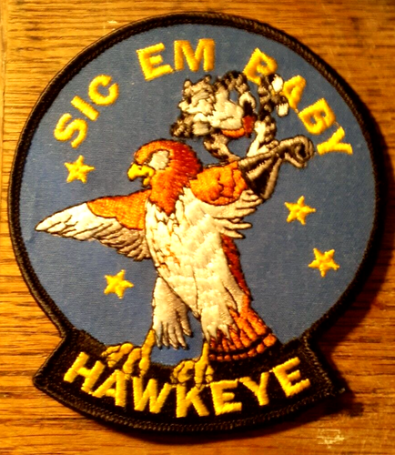 U. S. Navy Tomcat Sic Em Baby Hawkeye 4 Inch Patch | eBay