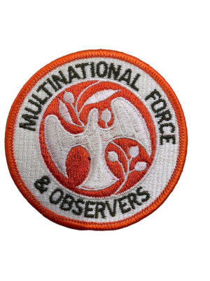 Sinai Multinational Force and Observers Orange Beret Patch Large | eBay