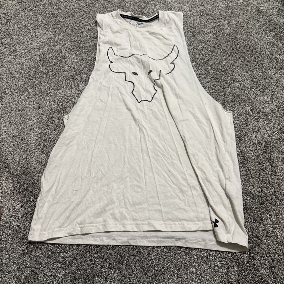 Lot Of Four Sleeveless Under Armour Project Rock Tank T-Shirts Size Xxl ...