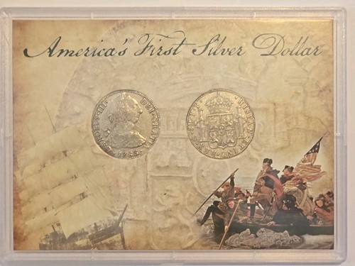 SILVER SHIPWRECK COINS "America's First Silver Dollar" 1783 8 Reales ...