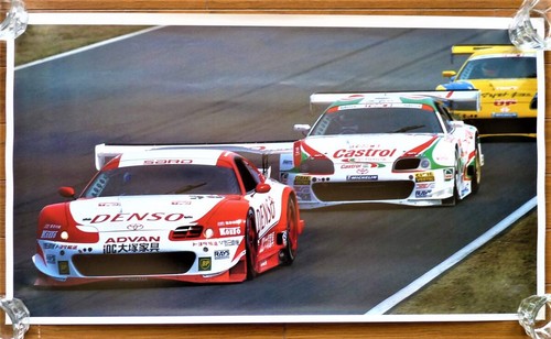 Poster 2000 JGTC Toyota Supra 3 car run (Denso, TOMS) unused | eBay