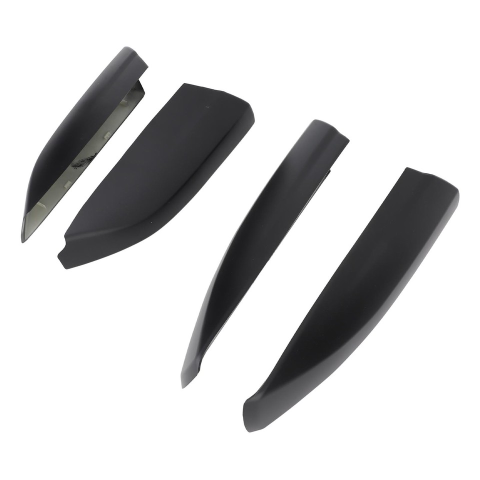 Black 4Pcs Roof Cargo Rack Rail End Cover Roof Rack Protection Shell ...