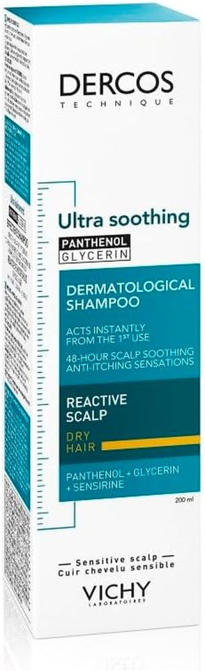 Vichy Dercos, Shampoo Ultra Lenitivo, per Cute Sensibile E Capelli ...