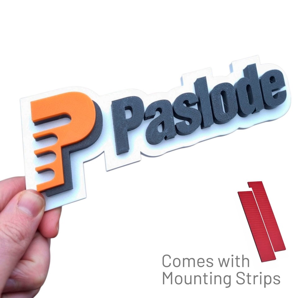 Paslode 3d Printed Sign :: Showcase your Toolset / Pimp Up your Workshop / Van | eBay UK