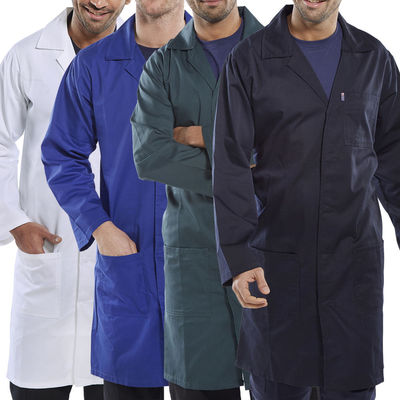 White Navy Maroon Royal Blue Lab Coats Hospitals Cleaning Warehouse ...