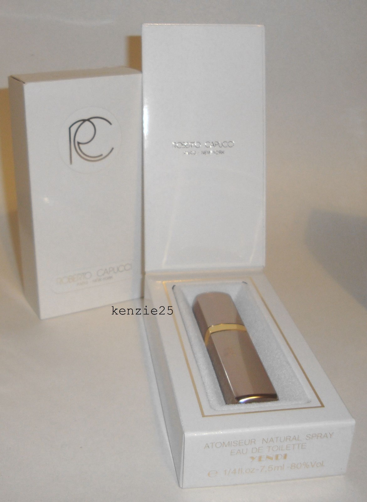 Capucci Yendi Women 2x Perfume Edt 7.5 ml Purse Spray 1/4 fl oz Vintage ...