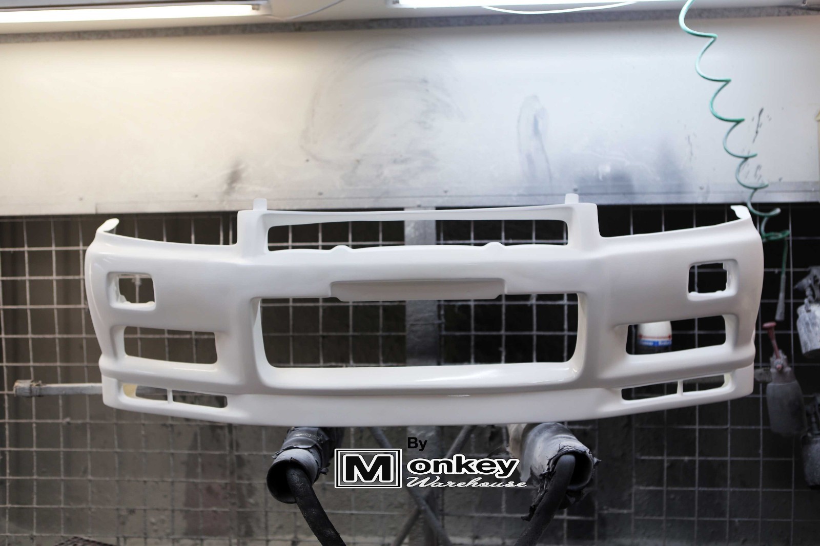 GTR STYLE FRONT BUMPER SUIT NISSAN SKYLINE R34 GT-T COUPE/SEDAN BODY ...
