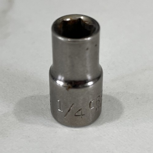 Craftsman 1/4" Inch 1/4" Inch Drive 6 Point Socket #43493 Inverted G1 ...