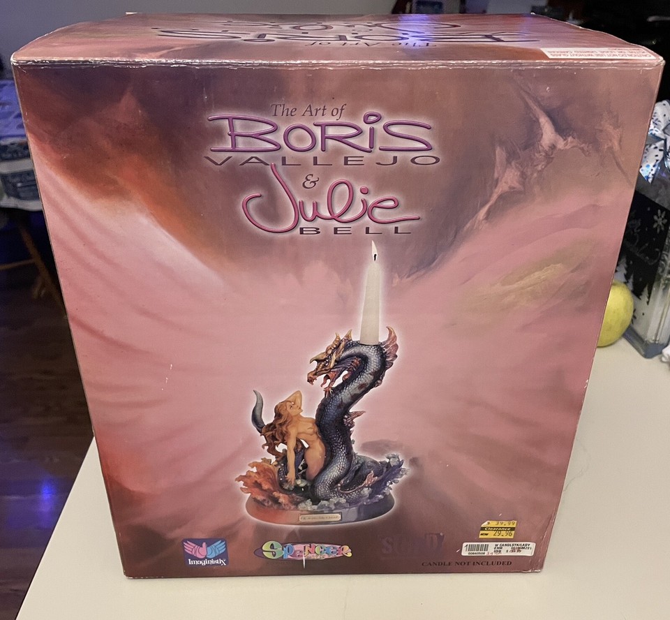 Art of Boris Vallejo & Julie Bell Statue “Alliance” Mermaid & Sea ...