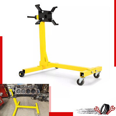 Engine Stand 1500lbs 360 Degree Rotating Head Adjustable Motor Stand ...