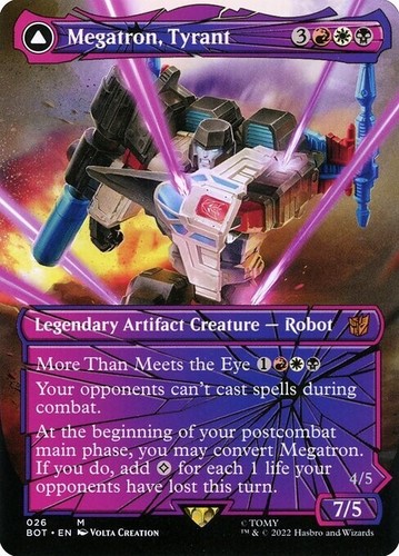 Megatron, Tyrant Shattered Glass - BOT 026 NM - MTG Magic | eBay
