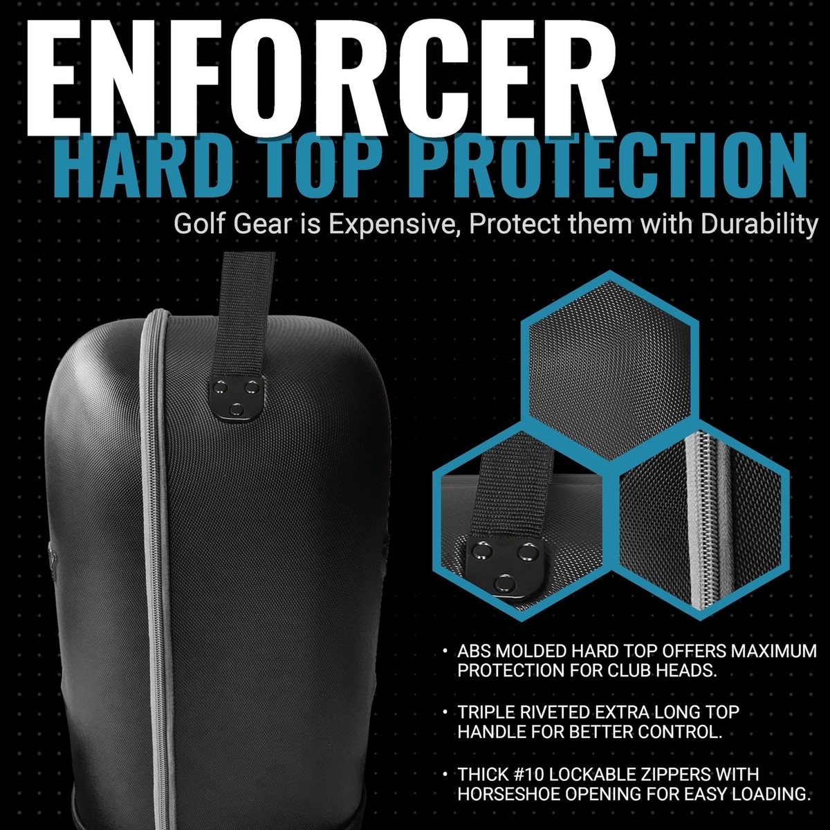 Caddydaddy Golf Enforcer Hard Top Travel Cover
