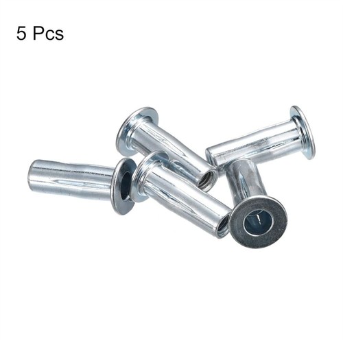 5Pcs Zinc Plated Pre-Bulbed Shank M5 M6 M8 Flat Head Multi-Grip Rivet ...