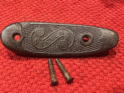 Original STEVENS 1915 FAVORITE BUTT PLATE w Screws | eBay