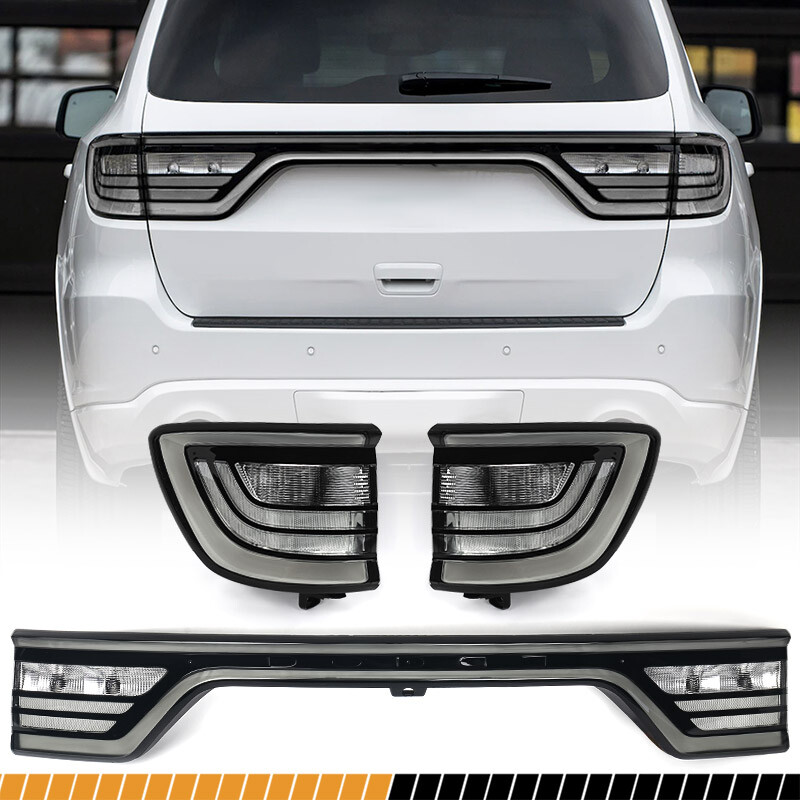 3Pcs Tail Lights For 2014-2022 Dodge Durango Liftgate Center Camera ...