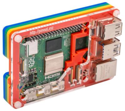 Pibow Coupe 5 Case for Raspberry Pi 5, Rainbow - PIM678 | eBay UK