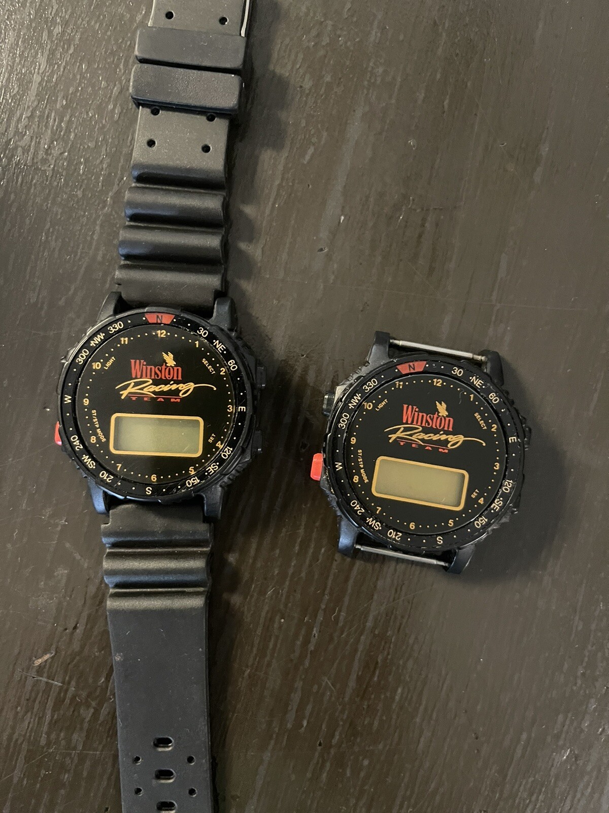 Lot Of 3 VIntage NASCAR WInston Racing Wrist Watch & Extra Can Coozie ...