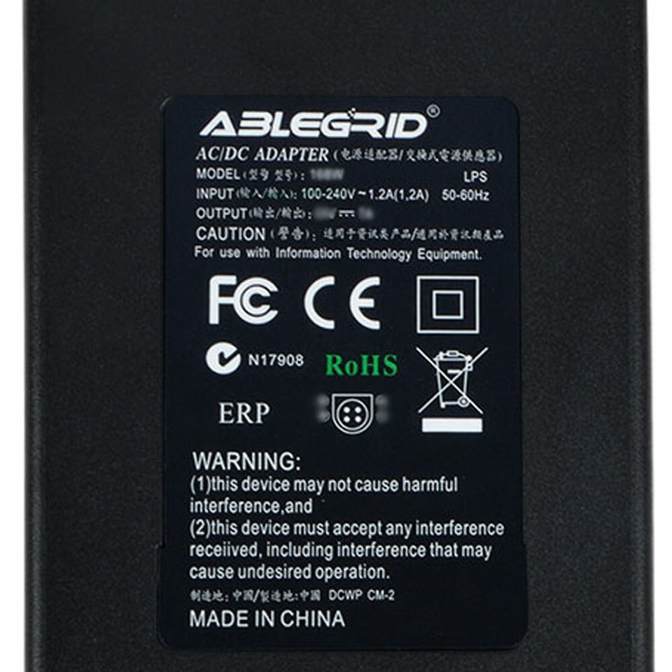 AC-DC Adapter Charger for Makerbot Replicator 2 2X Desktop 3D Printer ...