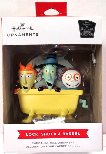 Hallmark Nightmare Before Christmas Lock, Shock & Barrel Ornament 2022 ...