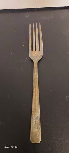 Reed & Barton Triplex Sheraton Hotel 1930s Fork Vintage Great Patina 7 ...