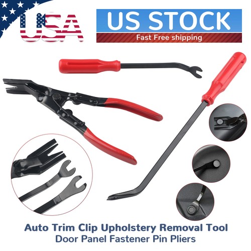 Car Trim Clip Upholstery Removal Tool Door Panel Fastener Pin Pliers ...