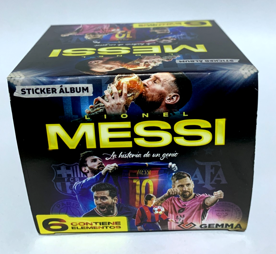 2025 BOX LIONEL MESSI STORY Stickers - 50 Packs Peru Edition Rookie ...