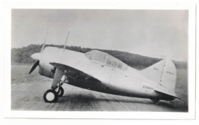 Photograph – US Navy Brewster XF2A-2 - Airphotos Jamestown #3772 - 4.5 ...