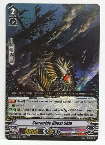 Bushiroad Cardfight Vanguard Stormride Ghost Ship V-EB08/014EN RR ...