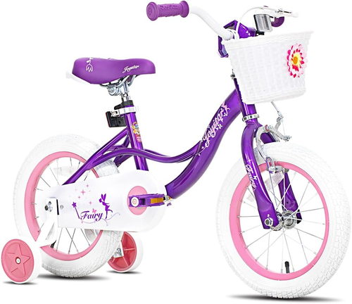 Fairy Girls Bike for Toddlers and Kids Ages 2-8 Years Old, 12 14 16 18 ...