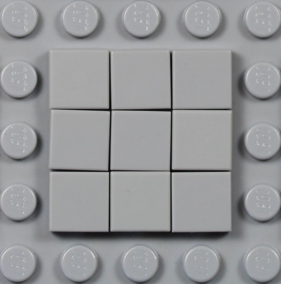 LEGO - 1x1 Square Tiles - PICK YOUR COLORS Smooth Finishing Flat Mosaic ...