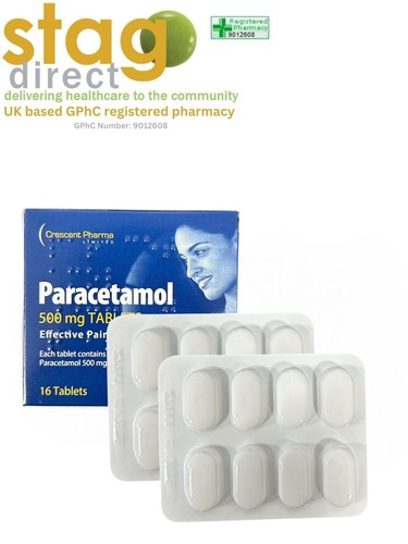 Paracetamol CAPLET Headache Migraine Pain killer 96 MAXIMUM ONE PER ...