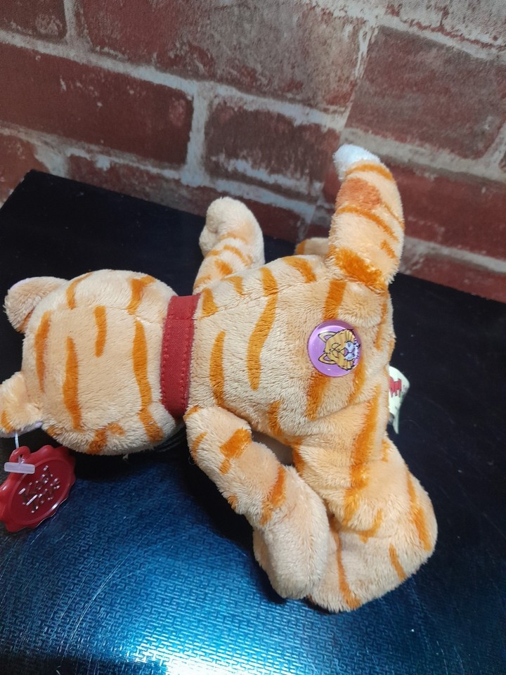 Vintage Keel Toys Petropolis Chibi Ginger Tabby Cat Kitty Kitten Soft ...