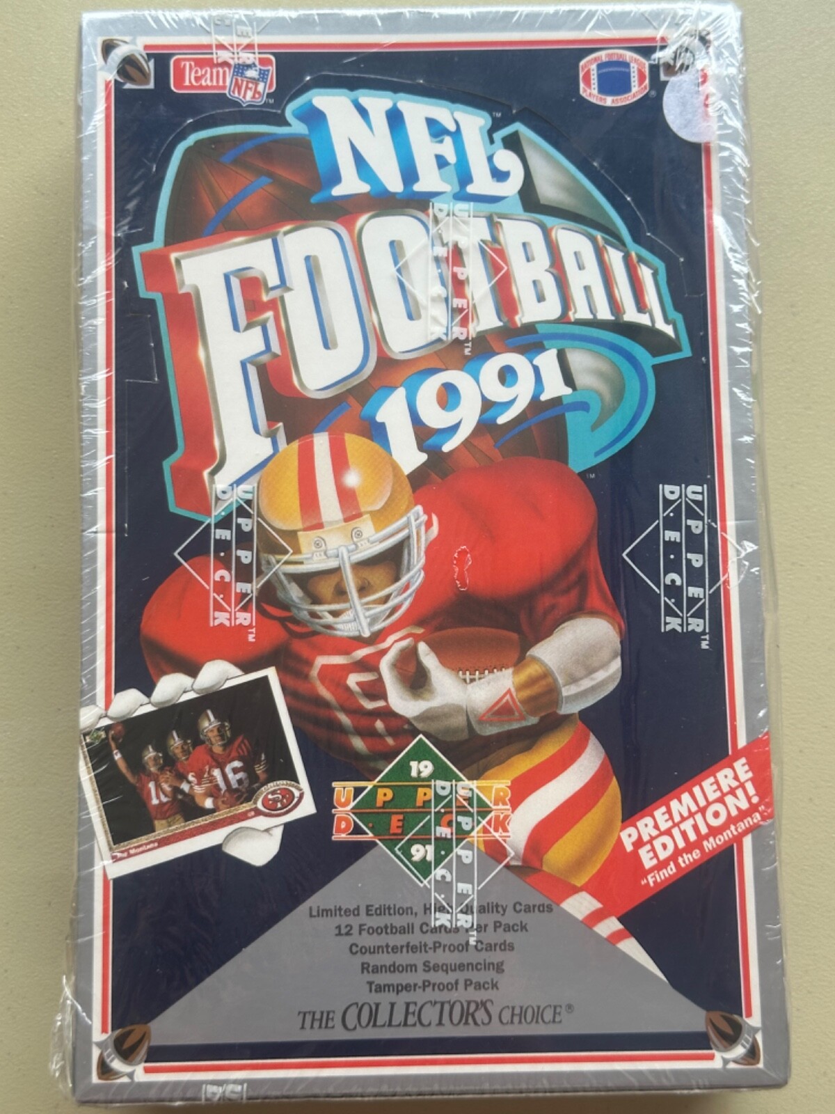1991 UPPER DECK FOOTBALL CARD BOX FACTORY sealed | eBay