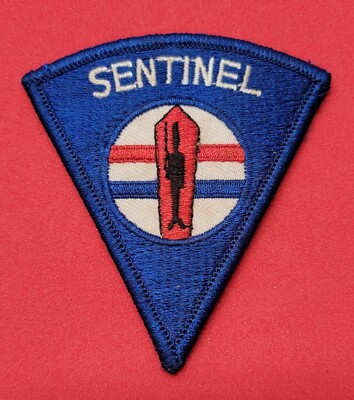 Sentinel Security Service - Vintage - Guard Emblem - Red, White, Blue ...