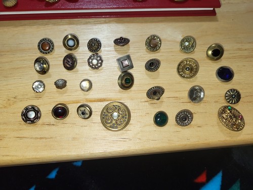 Victorian Jewel Buttons Lot 28 | eBay