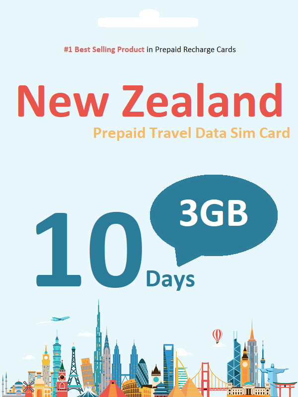 New Zealand Travel - 10 days 3GB One.NZ Prepaid data SIM card 4G/LTE | eBay