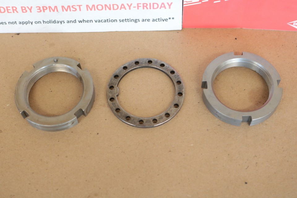 1973-1991 Chevy GMC K5 K10 K20 4x4 Dana 44 10 Bolt Front Spindle Nuts ...