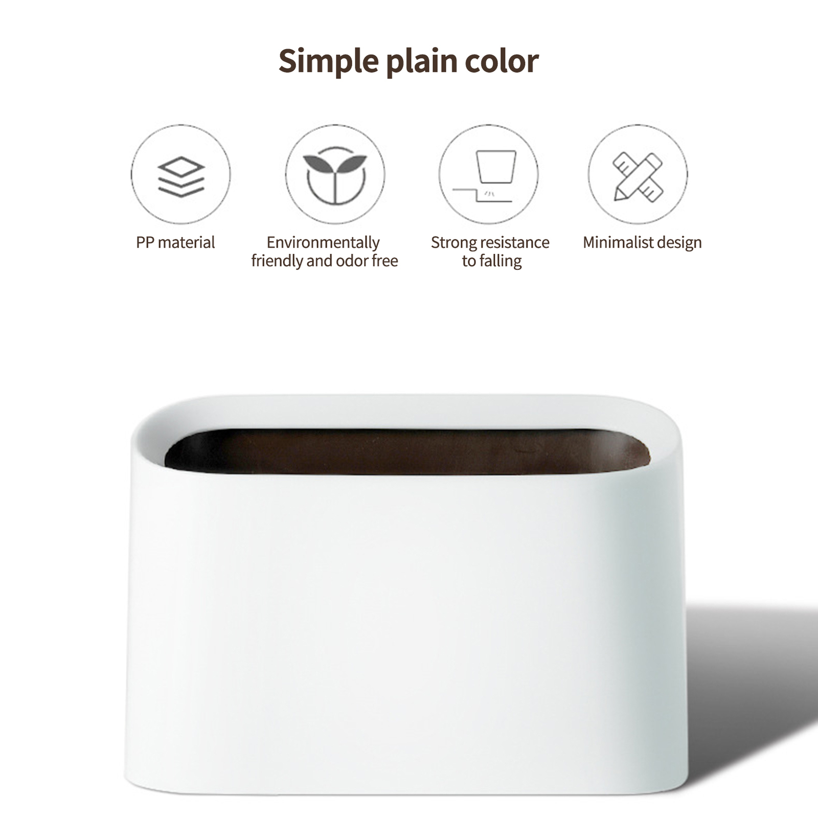 Garbage Double-layer Organizer Desk Garbage Waste Bin Eco-friendly | eBay